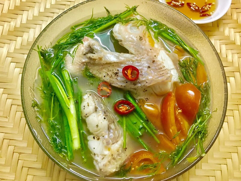 Cách làm món cá diêu hồng nấu ngót